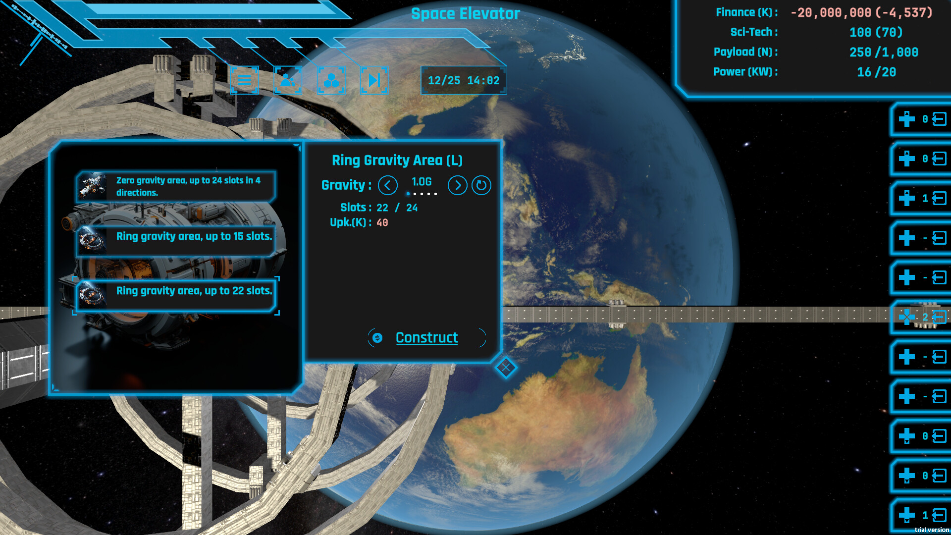 Space Elevator Project on Steam