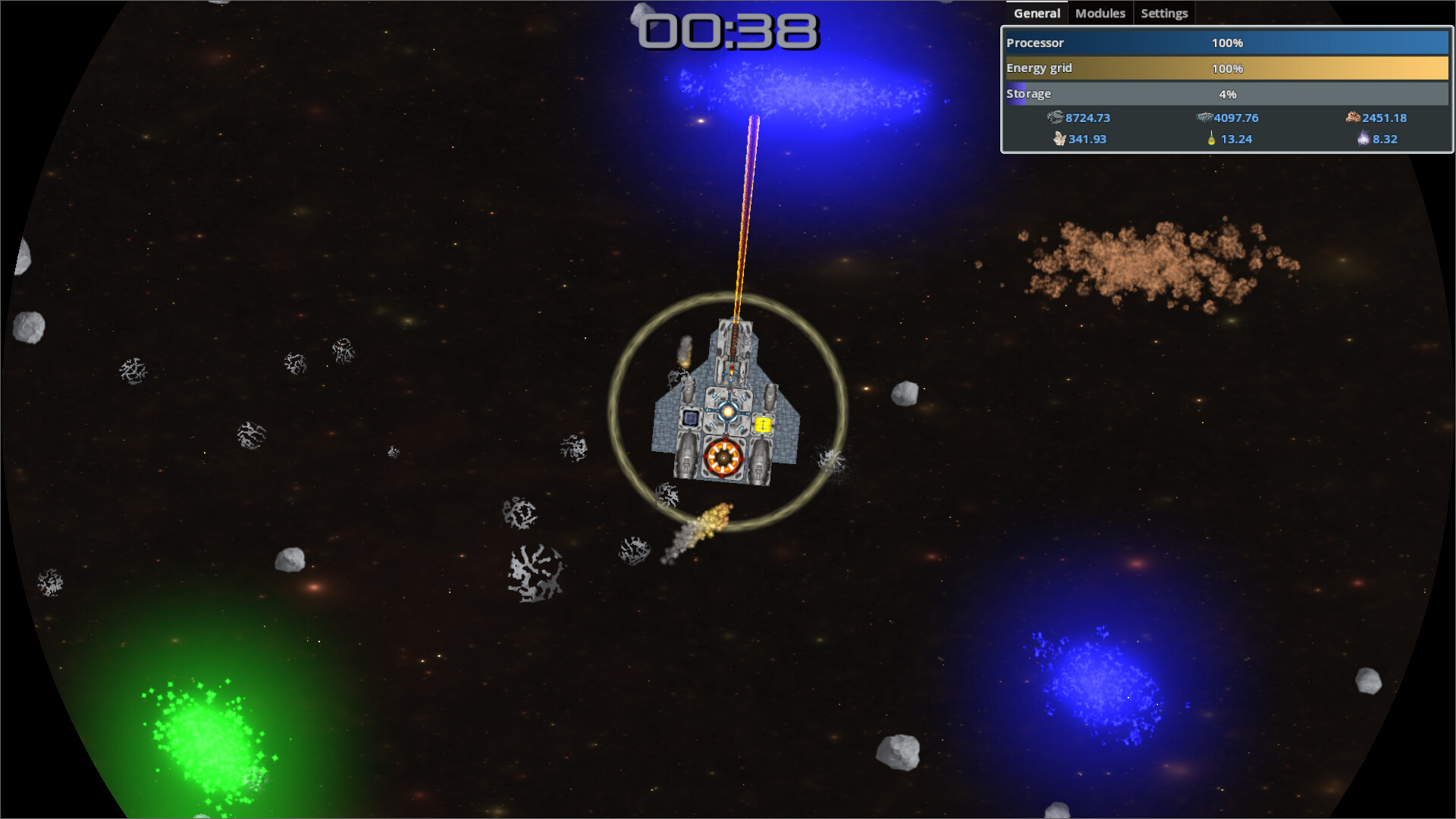 Lonely tiny spaceship on Steam