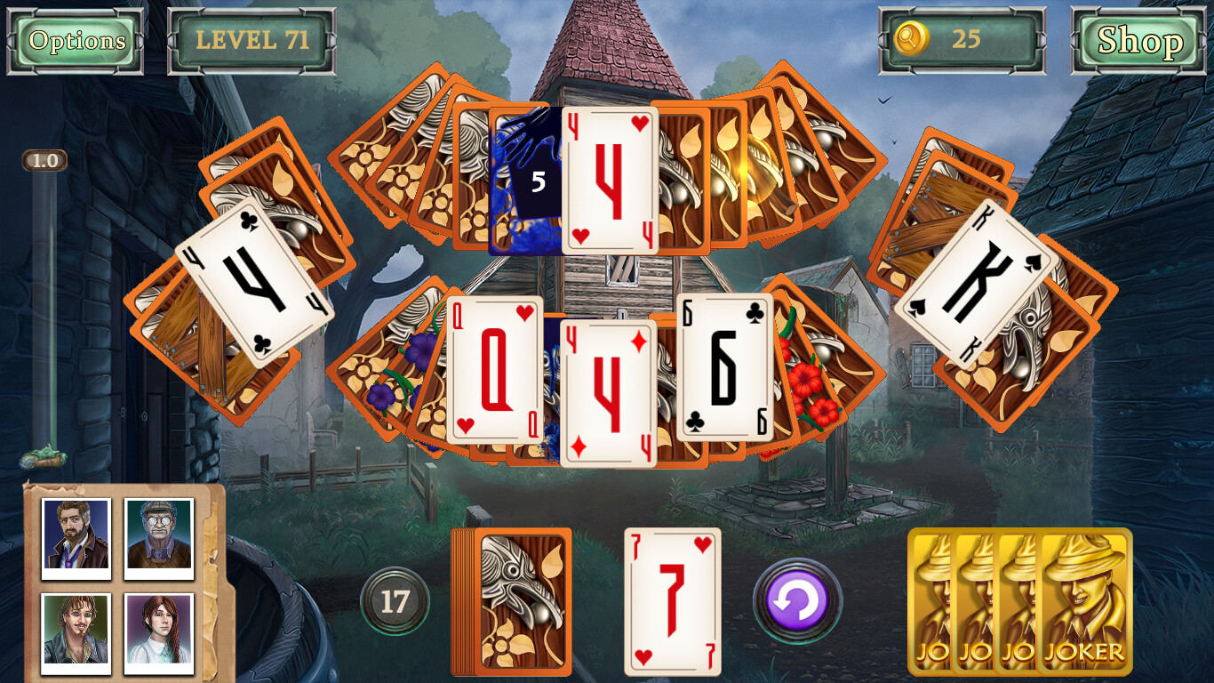 Detective Secrets Solitaire. The Curse of the Village on Steam