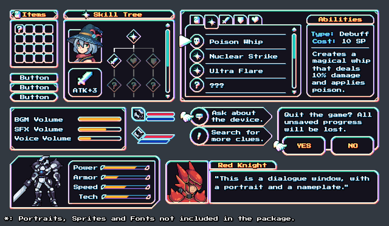 Rpg Maker Mv Mt Tiny Tales Codeark Ui Assets On Steam