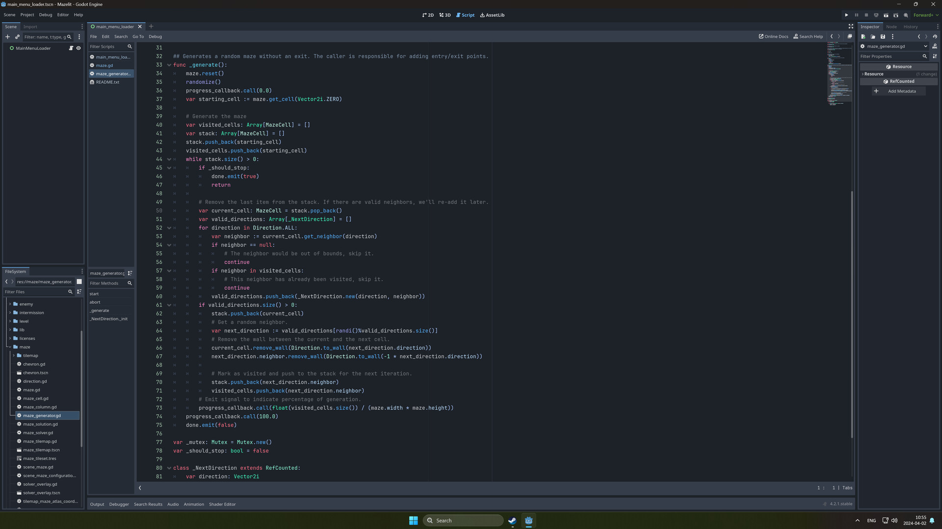 Mazelit - Source Code on Steam