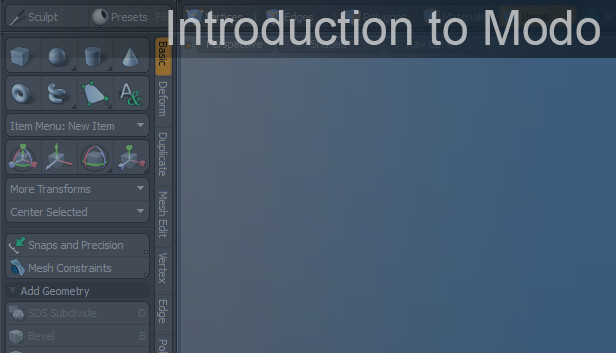Introduction to Modo on Steam
