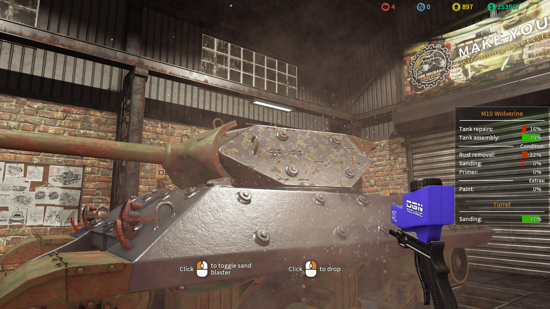 Steam 上的 Tank Mechanic Simulator