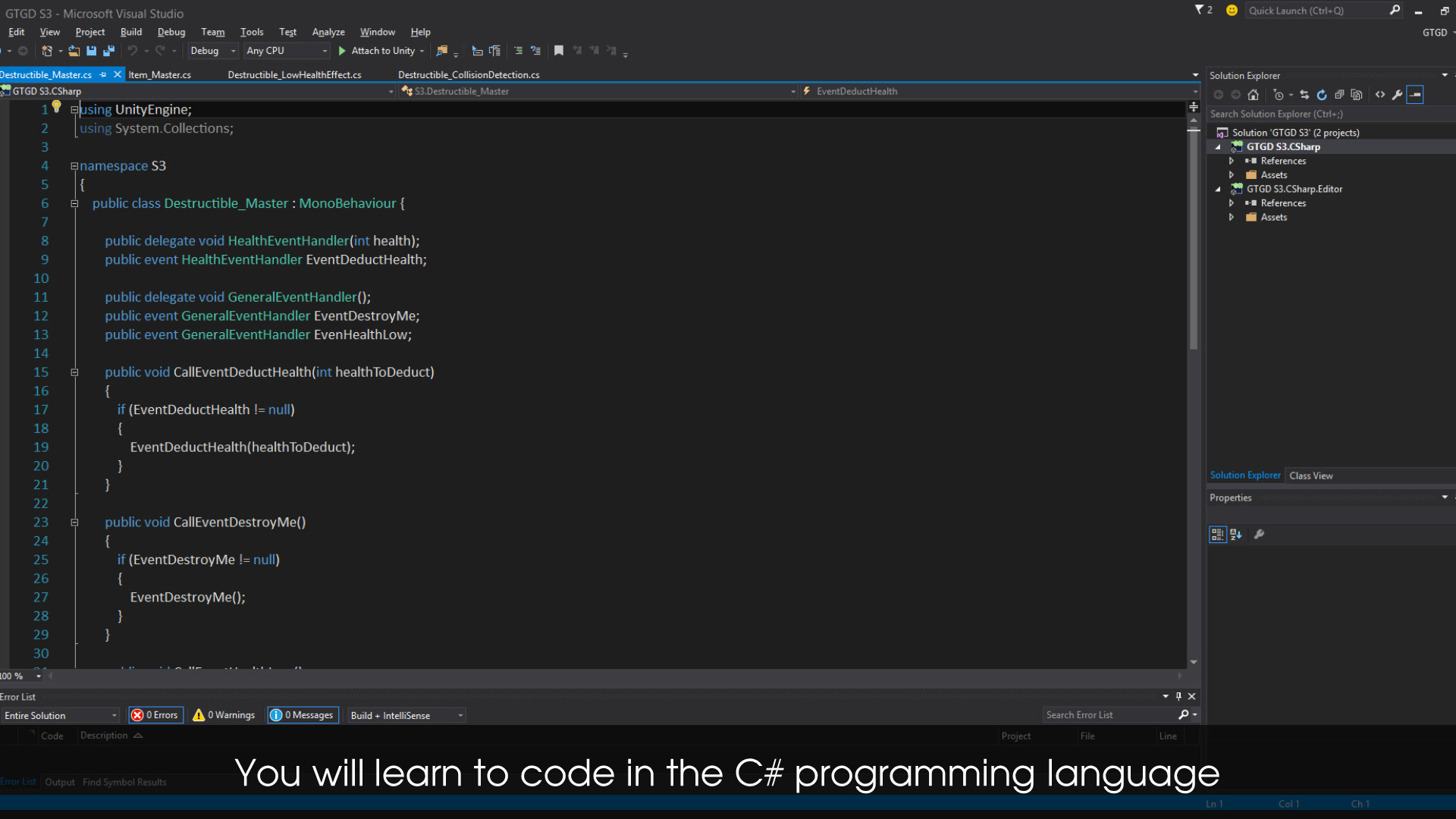 Save 50% on Gamer To Game Developer Series 3: Make A Game on Steam