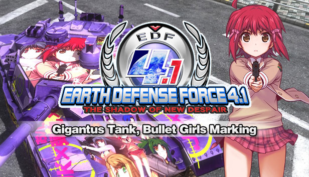 Gigantus Tank, Bullet Girls Marking on Steam