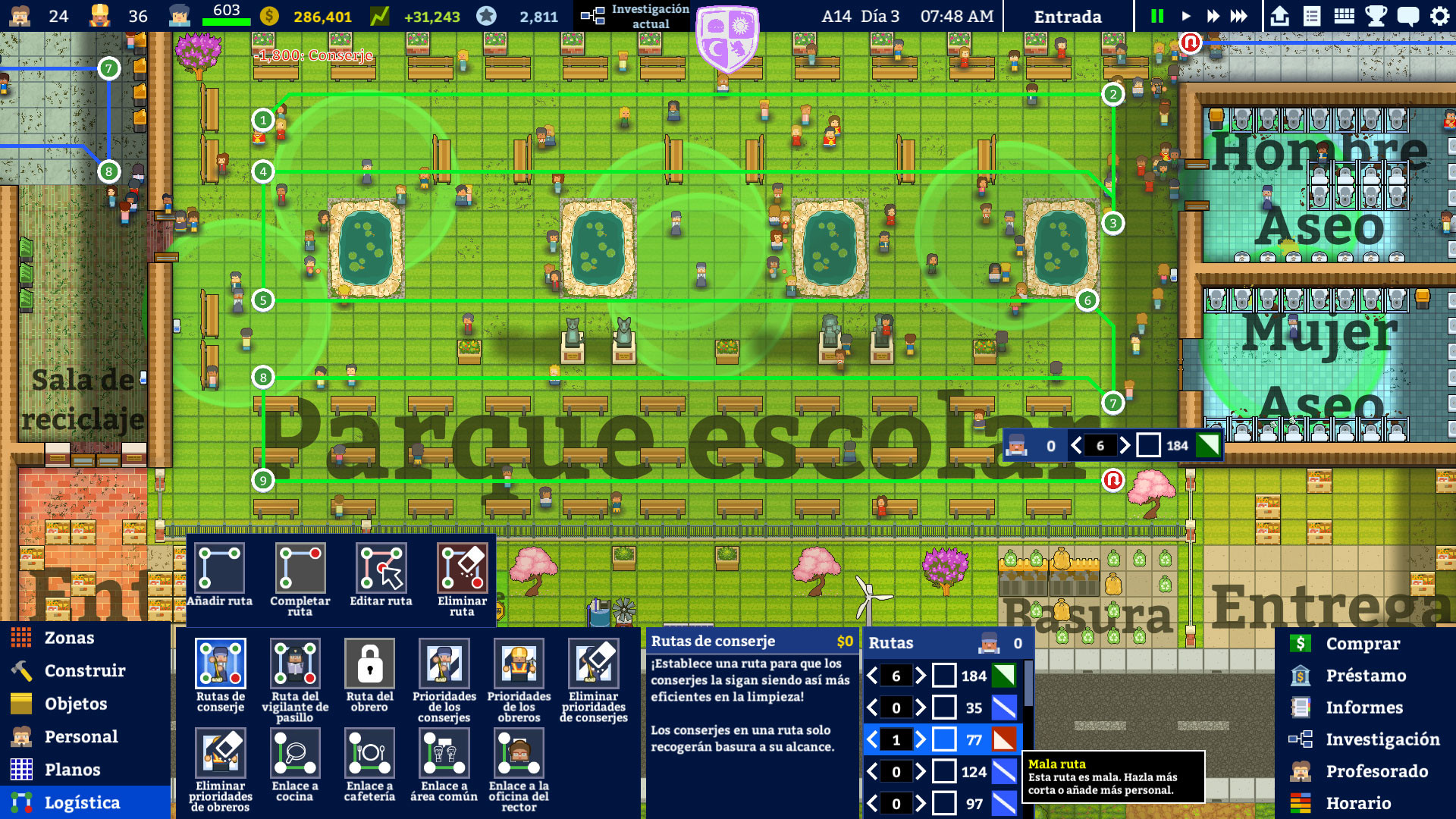 Academia : School Simulator en Steam