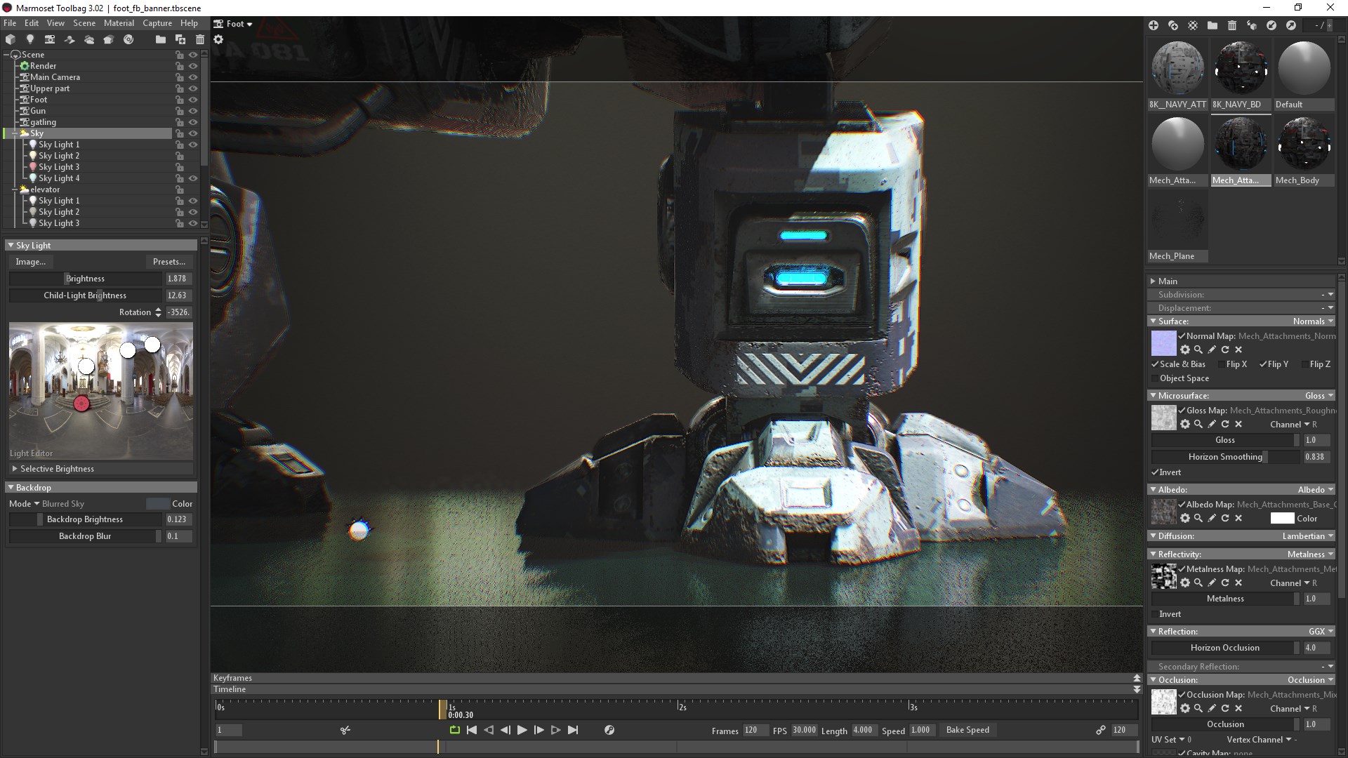 Marmoset Toolbag 3 - Portfolio ready renders on Steam