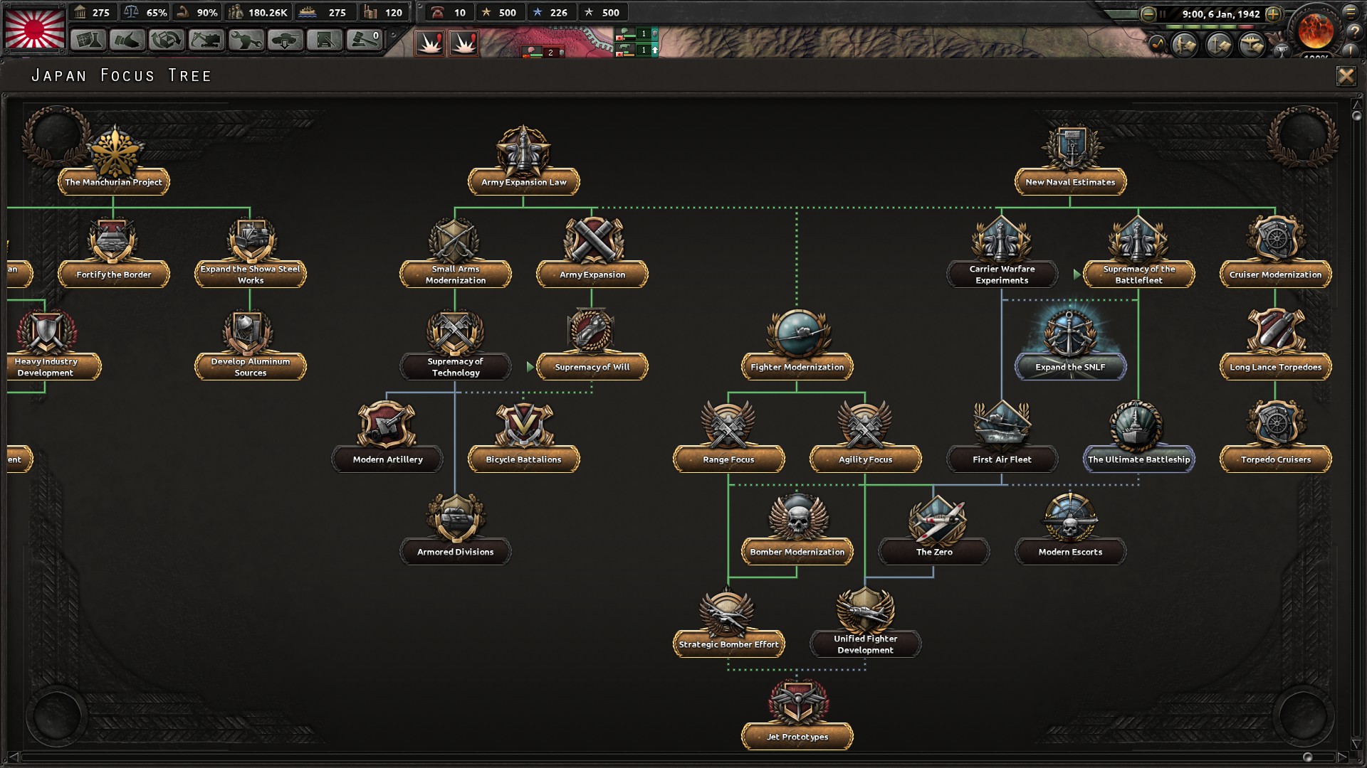 New Japanese focus tree from the stream : r/hoi4
