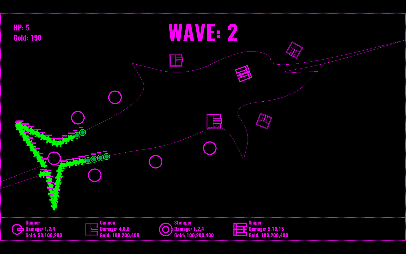 Neon Defense 1 : Pink Power · 스팀