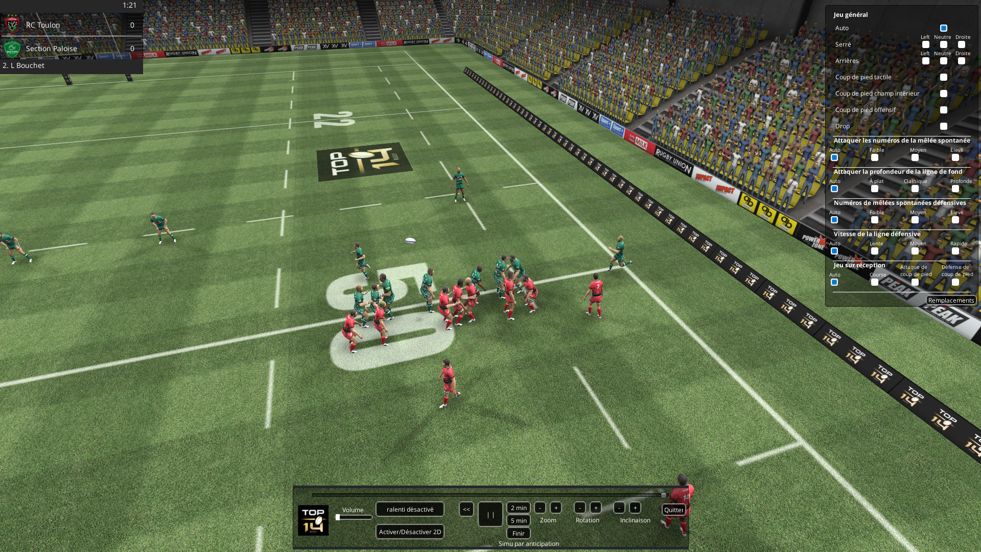 National Rugby Manager sur Steam