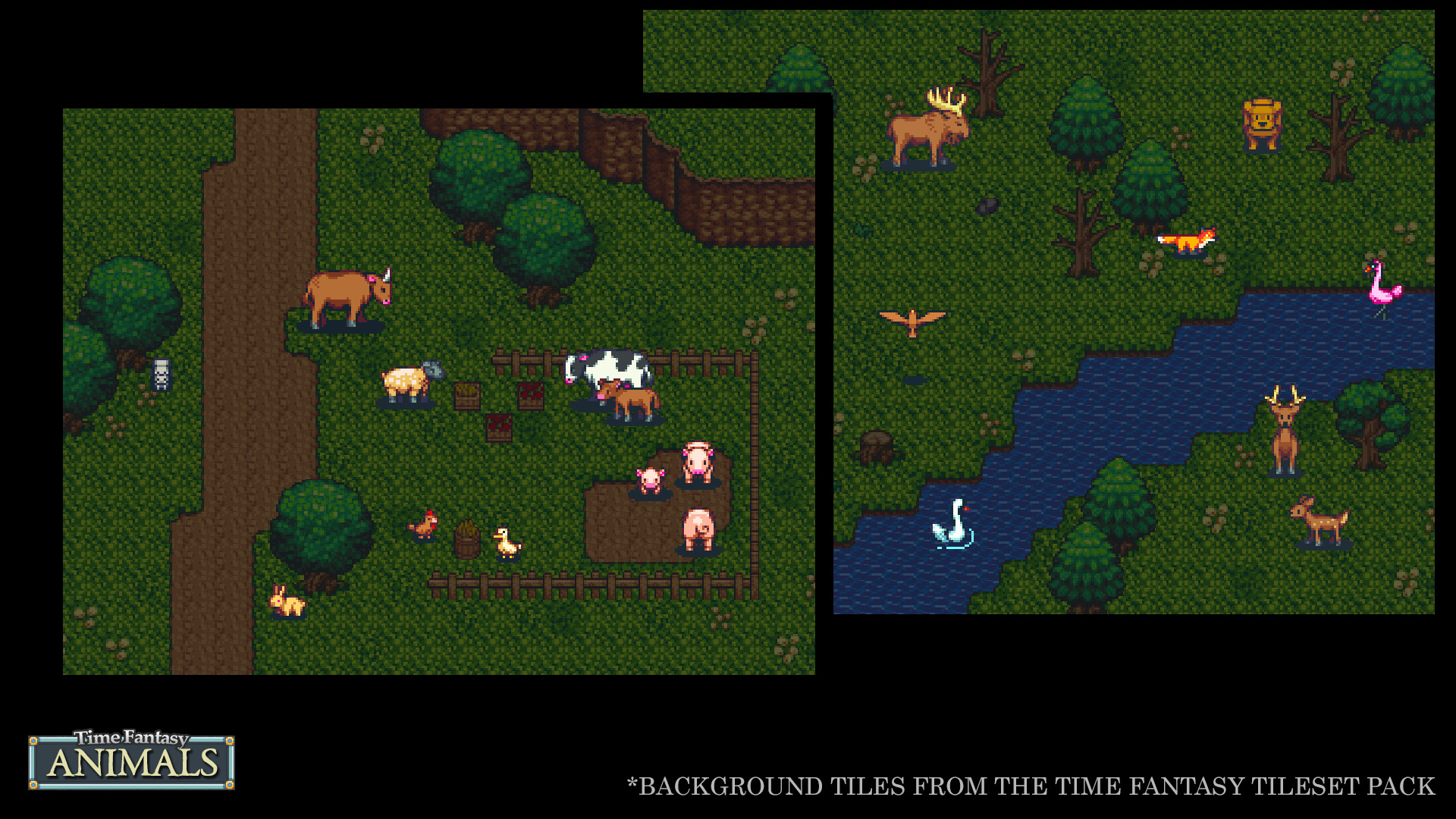 RPG Maker MV - Time Fantasy Add-on: Animals on Steam