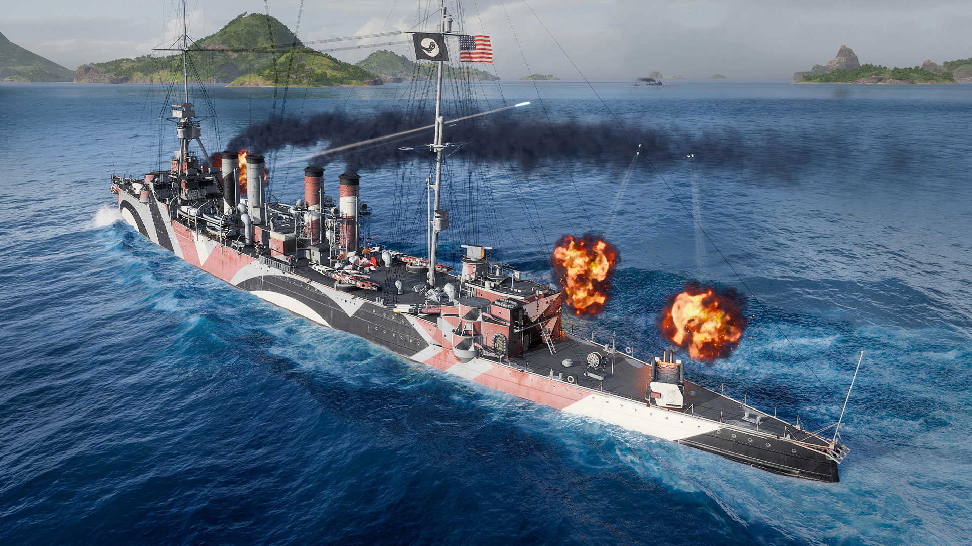 Save 33% on World of Warships — Marblehead Lima Pack on Steam