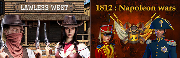 Save 39% on 2 in 1 Lawless West+1812 on Steam