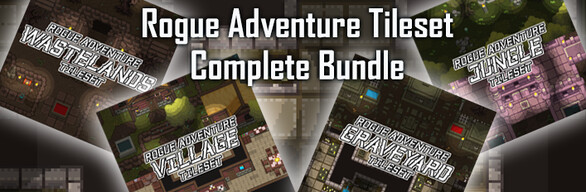 Save 28% on Rogue Adventure Tileset Complete MZ Bundle on Steam