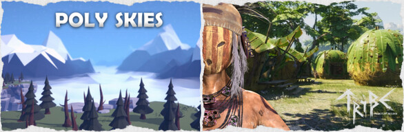 Poly Skies and Tribe on Steam