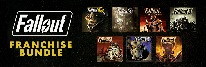 Save 77% on Fallout Franchise Bundle on Steam
